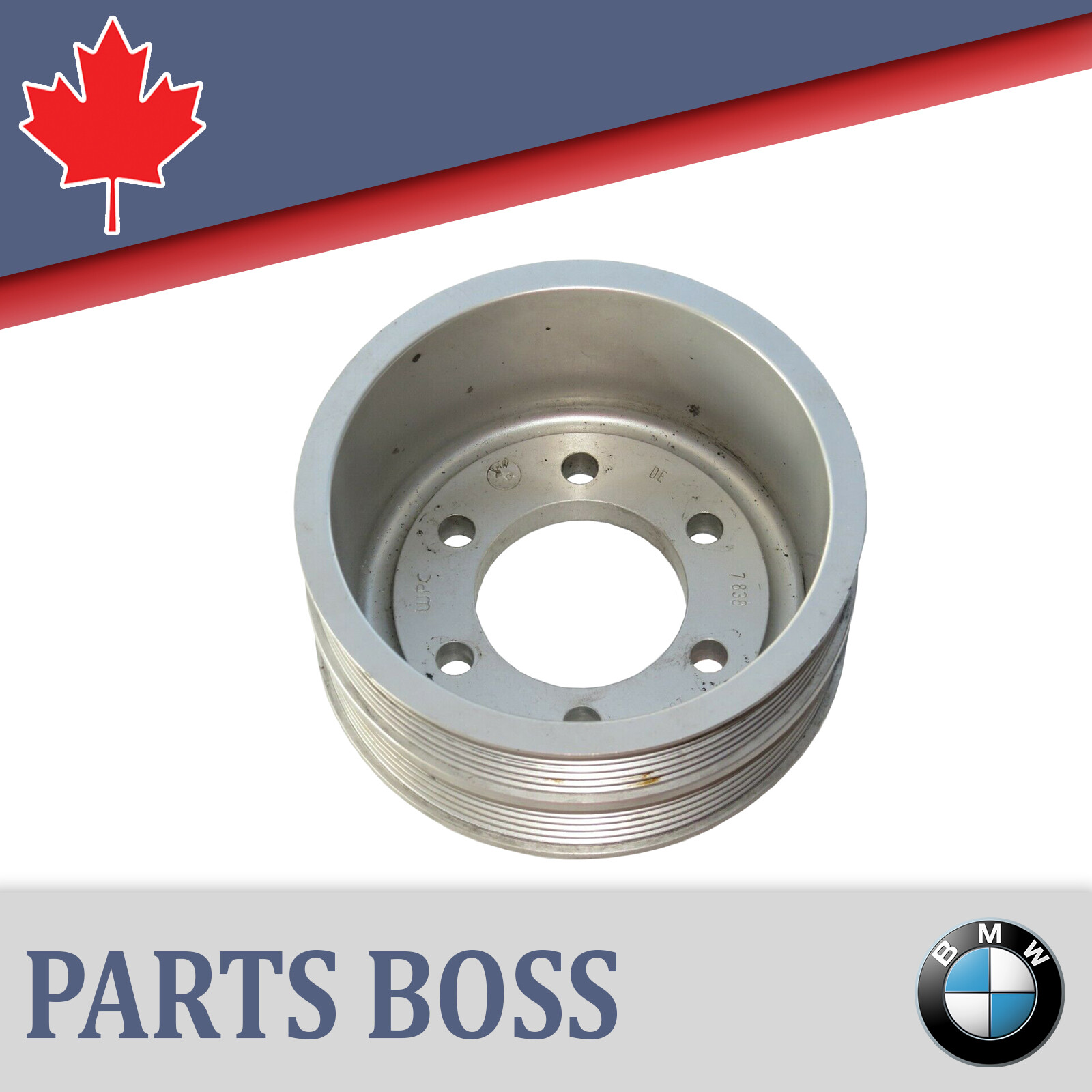 BMW M3 M5 M6 2006-2013 OEM Engine Crankshaft Pulley - Part Boss