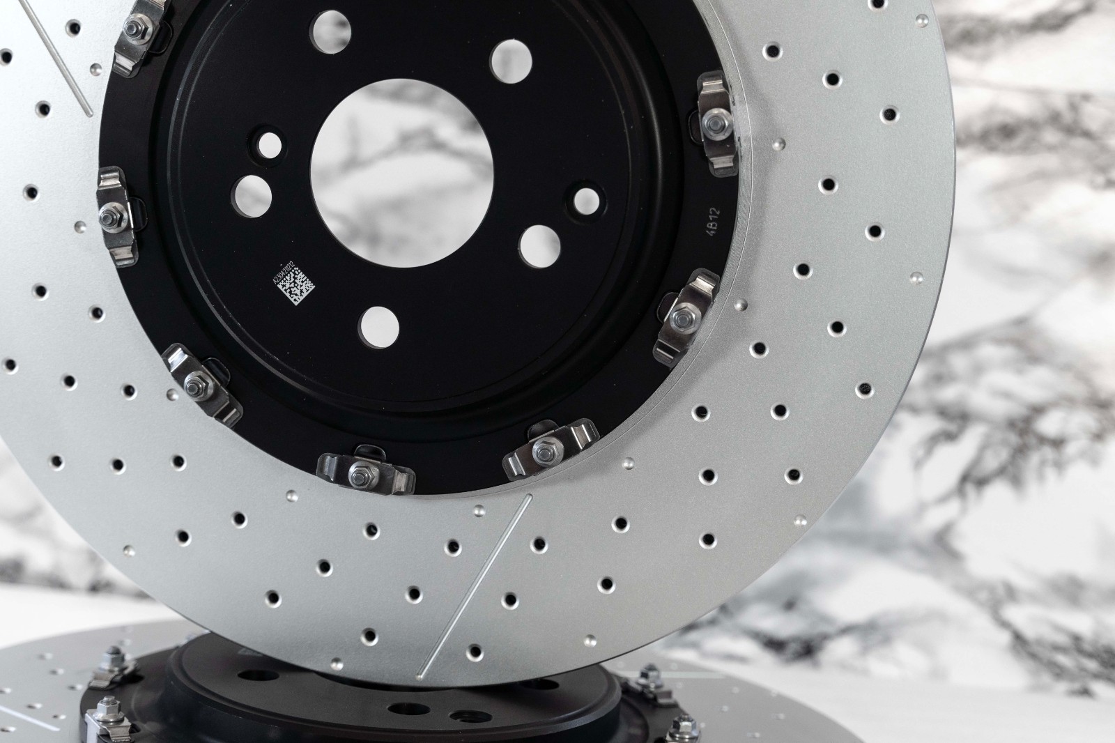 Mercedes SL55 SL63 SLK55 AMG Front 2 Piece Floating brake Disc Rotor ...